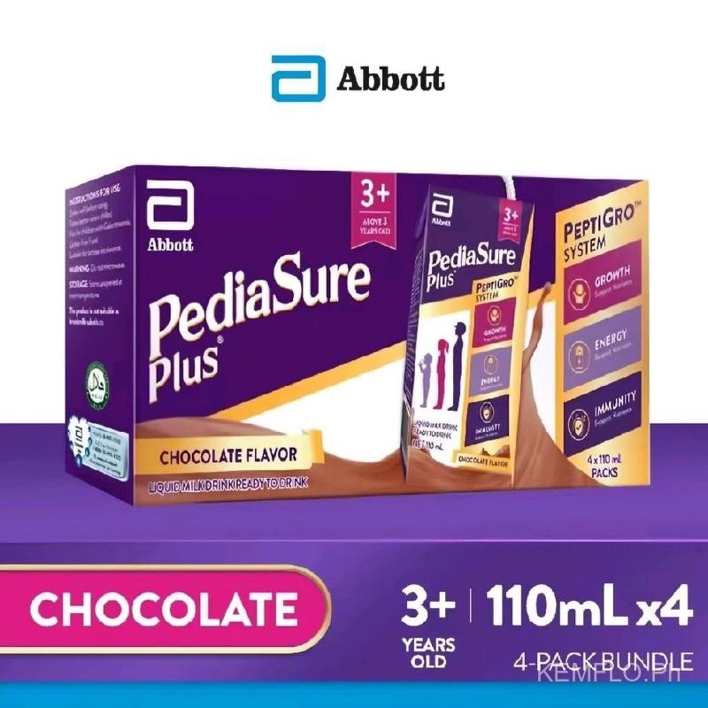 Pediasure Plus 3+ Vanilla/Chocolate Ready to Drink 110 ml (SOLD PER ...