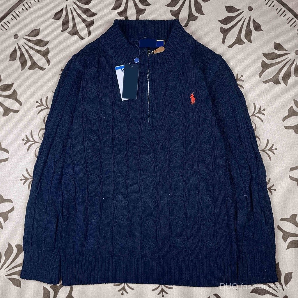 [Free Shipping in Stock]Real Shot RL Ralph.Lauren Pony Logo Knitted ...