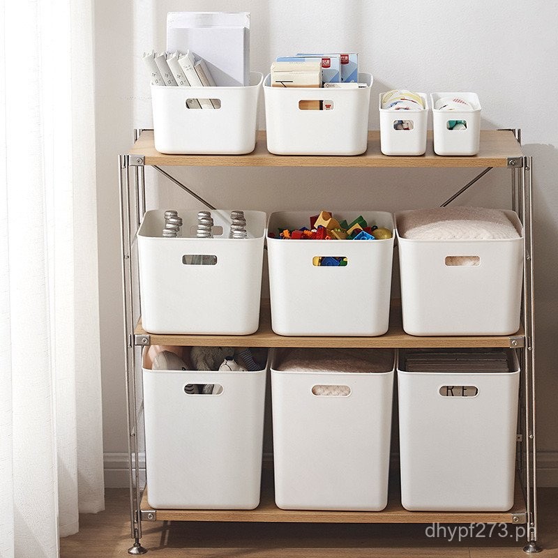 Home Cosmetic Storage Box Plastic Japanese Style Desktop Storage Box ...