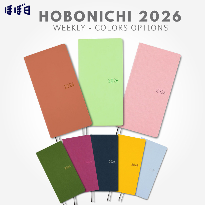 Hobonichi Techo 2026 Weekly Planner English Version - Smooth/Colors ...