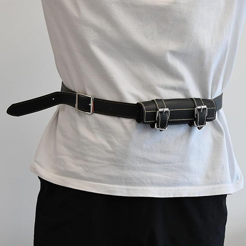 1PC- Retro medieval sword fixed belt, adjustable samurai scabbard ...