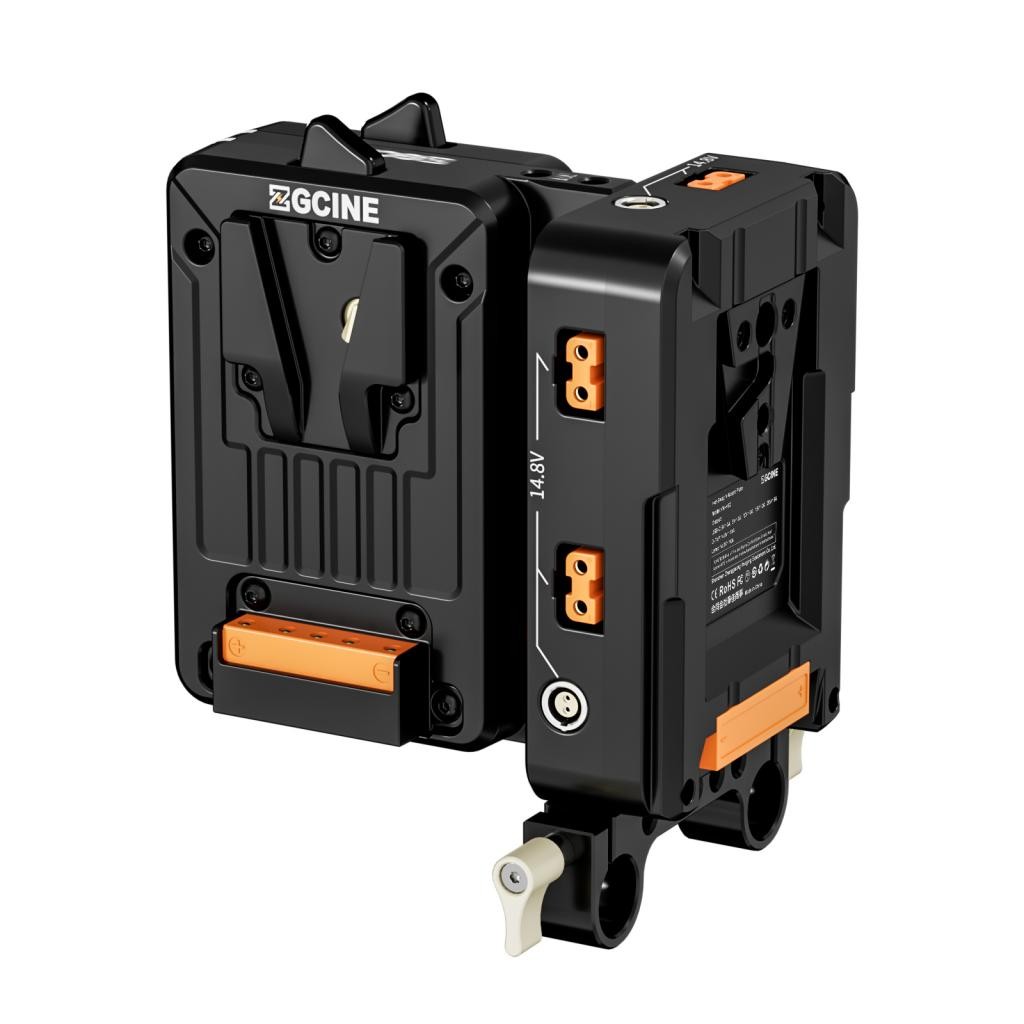 concon-ph ZGCINE VM-HS2 Hot Swap/Shark Fin Dual Micro V Mount Battery ...