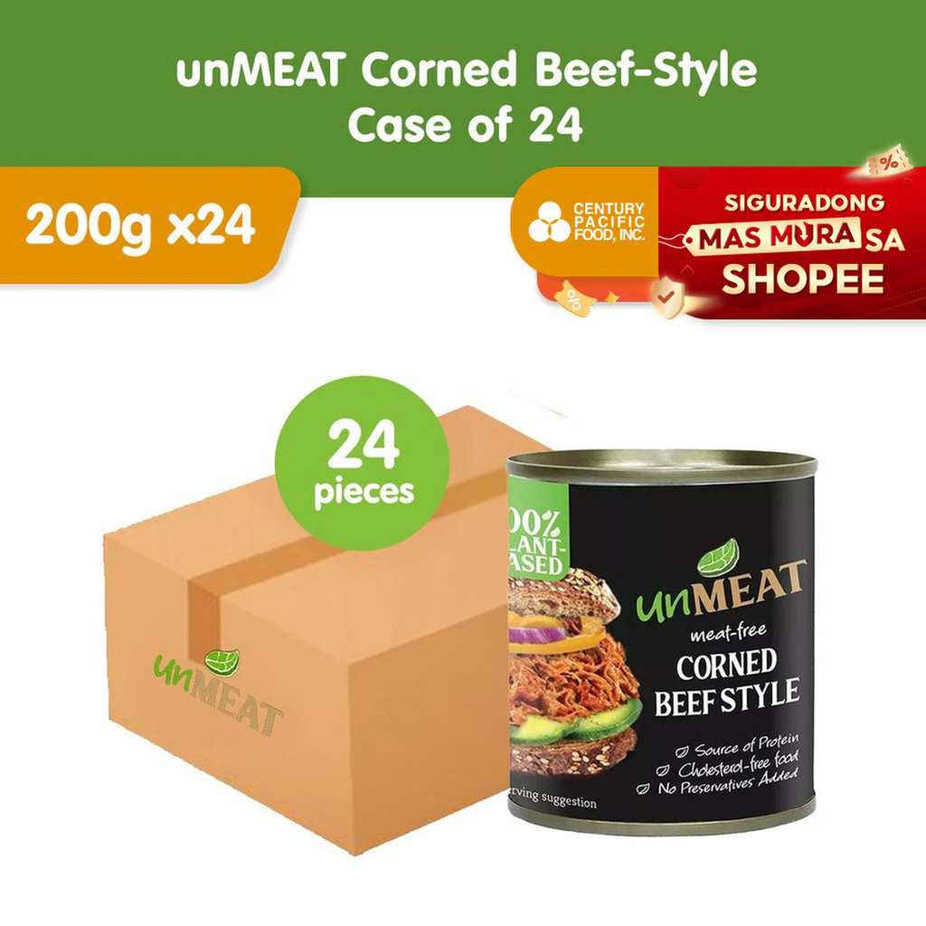 unMEAT Corned Beef-Style 200g (Case of 24pcs) | Shopee Philippines