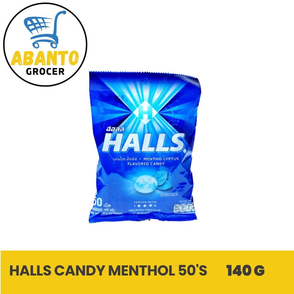 Halls Candy Menthol 50 s (140 g) | Shopee Philippines