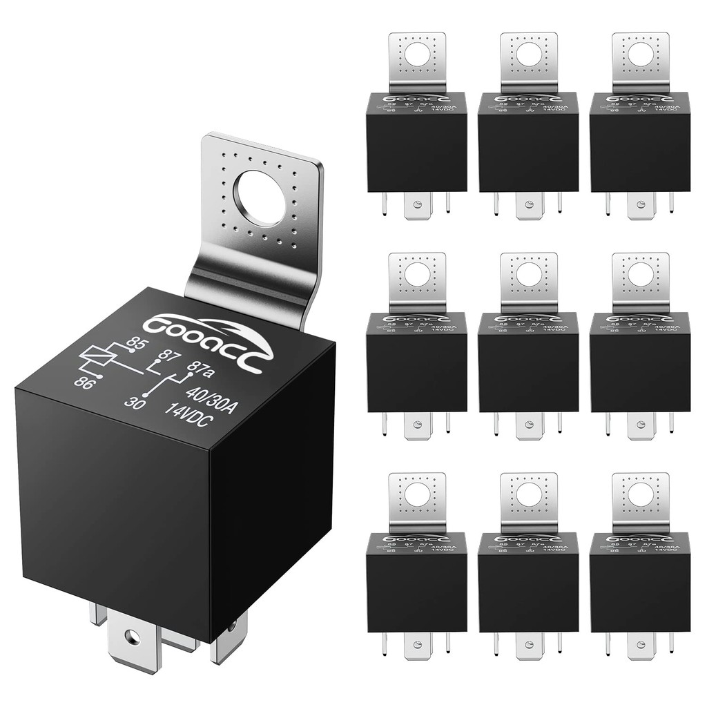 GOOACC 5 Pin Automotive Relay SPDT 5 Prong Auto Tilt Trim Relay ...