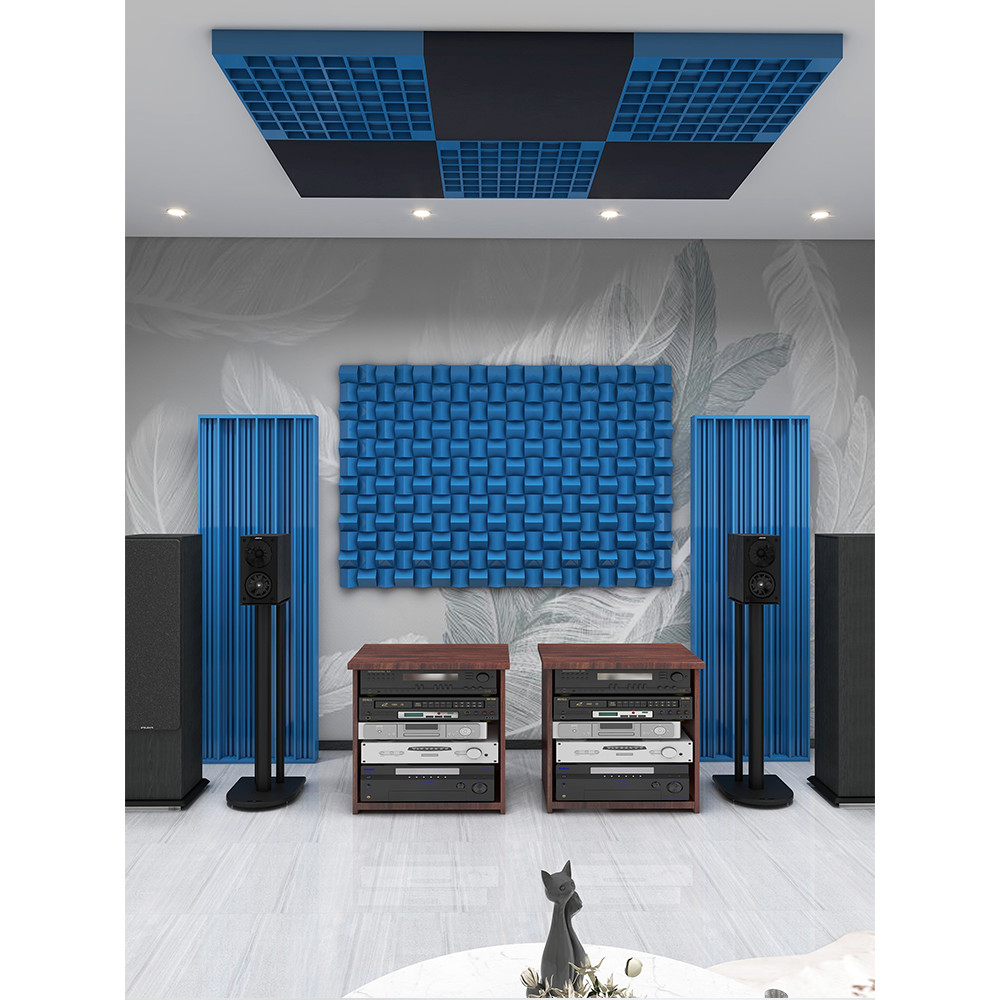 Solid Wood Pine Veneer Acoustic Diffusion Panel Solid Wood Residual ...