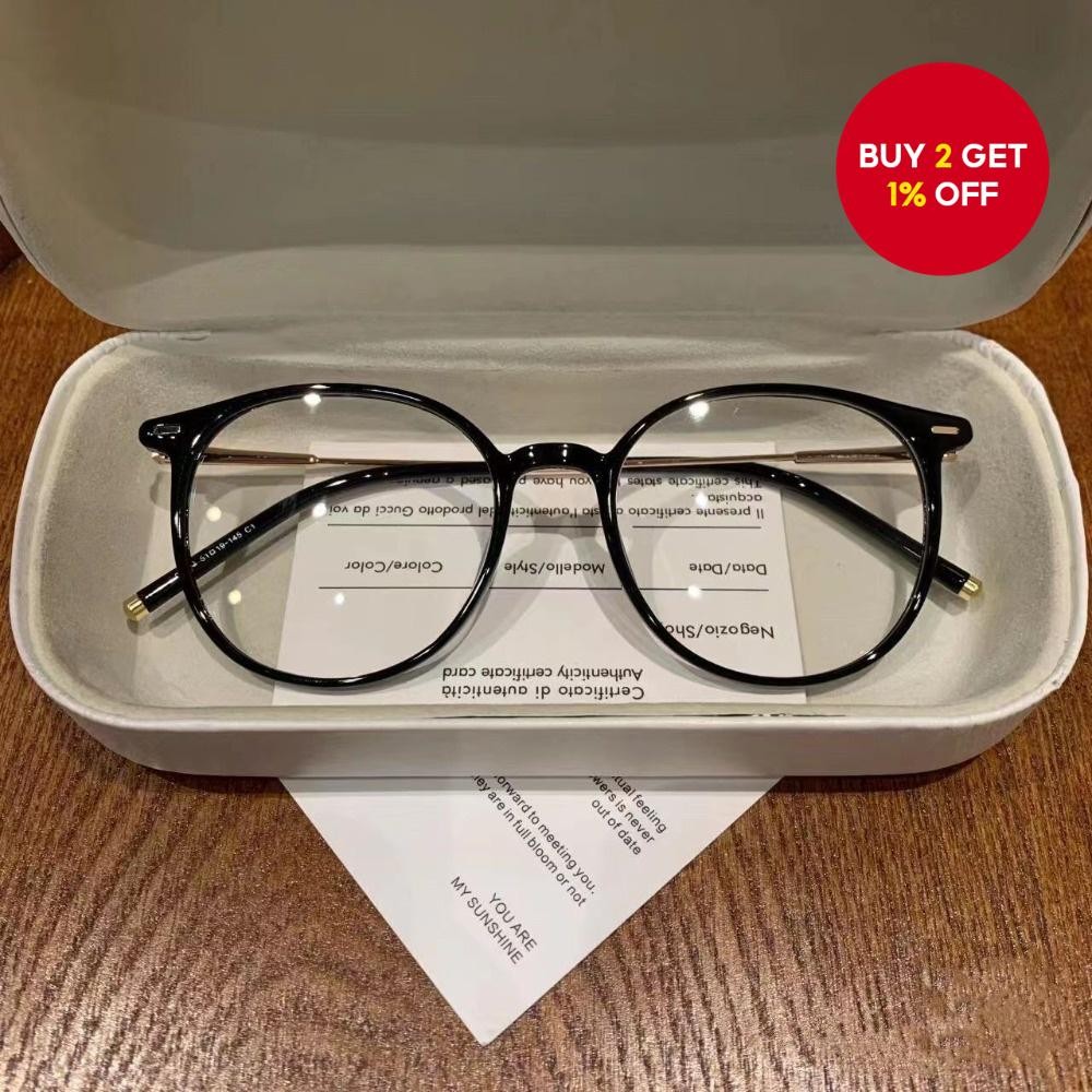 Fashionable anti-radiation oval eyeglasses in Korean style are ...