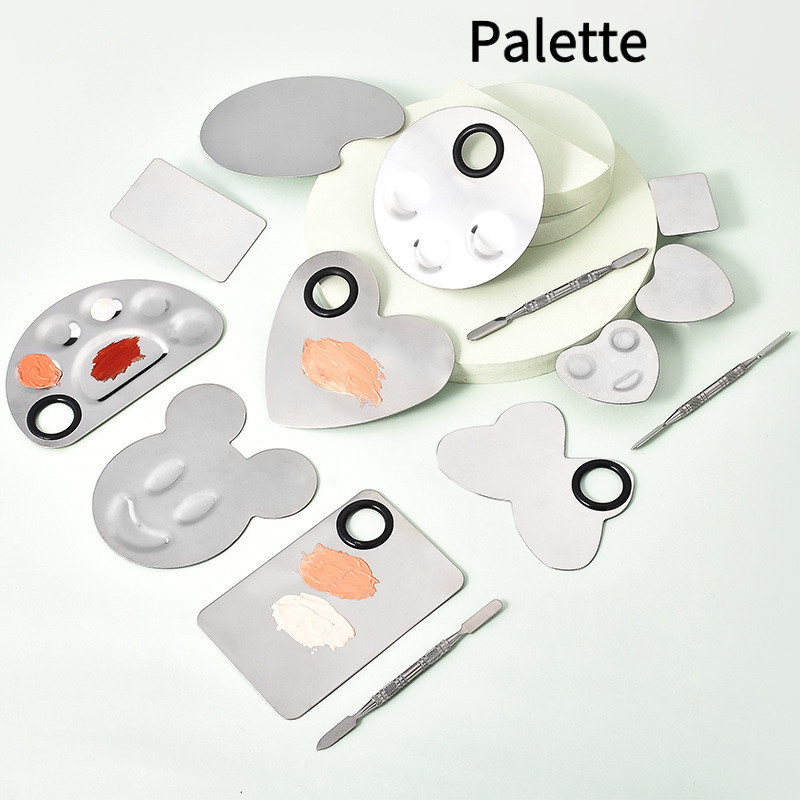Foundation make-up color mixing tray Makeup Color Palette Color Bar Set ...