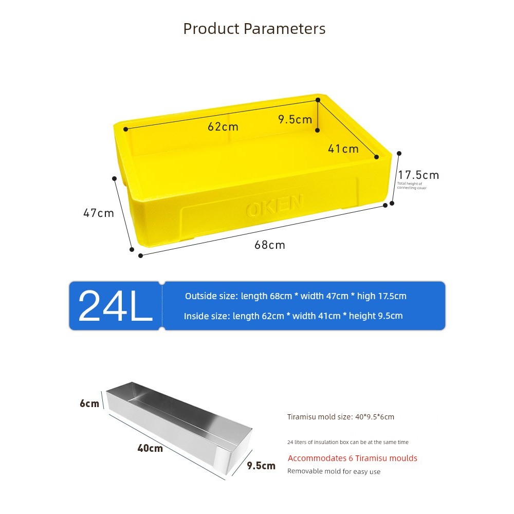 foam box styro box cooler Ice box/freezer OKEN 24L Food Grade Foam Box ...