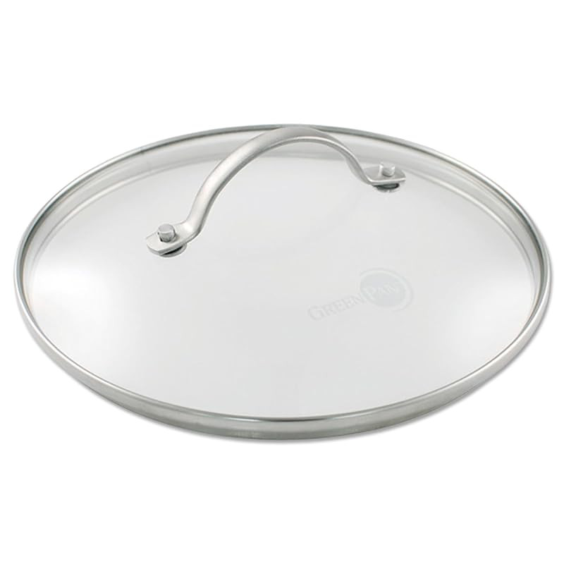 GreenPan Glass Lid with Stainless Steel Handle - Dishwasher Safe ...