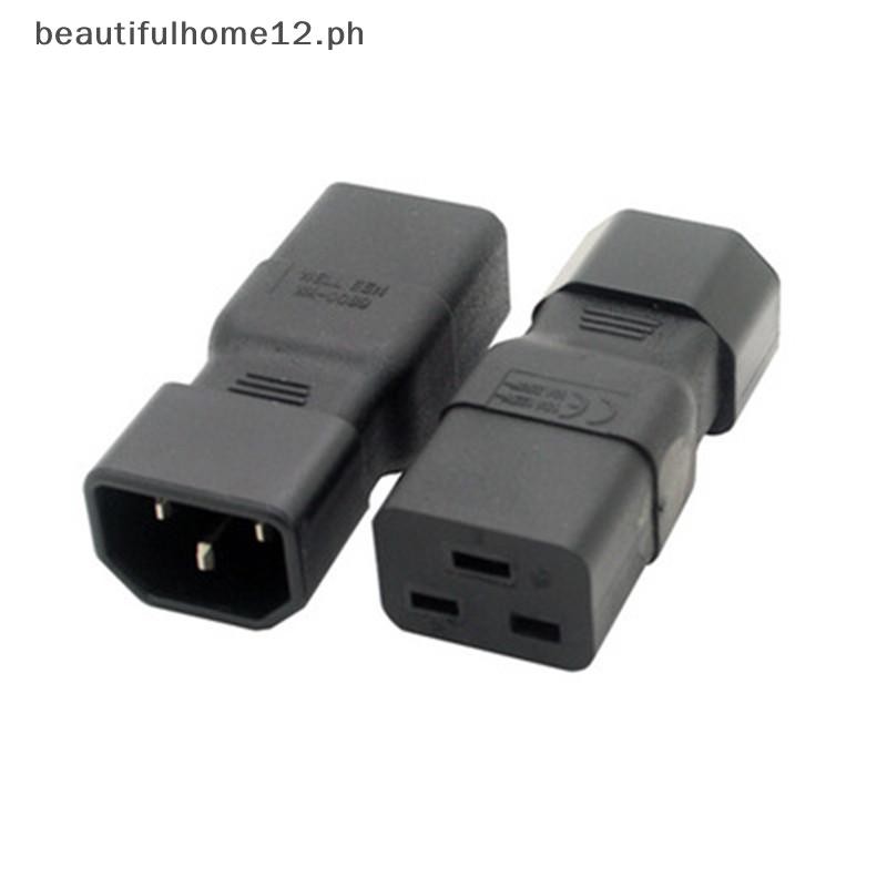[BFPH] IEC320 Male C19 to Female C14 Power Adapter Mains Extension ...