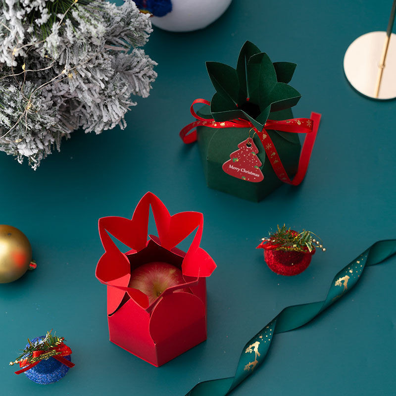 2025 New Product Creative Christmas Christmas Fruit Box Flower Apple ...