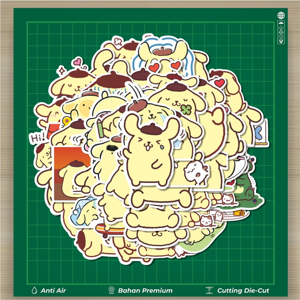 HOT 50 PCS STICKERS Pompompurin Sanrio Stickers Fashion Cars Decal Cool ...