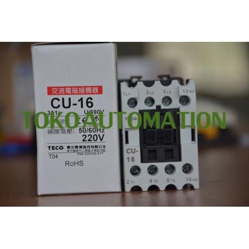 CU-16 CU 16 CU16 220VAC Coil 3A1b Contact Magnetic Contactor PY10 JIE27 ...