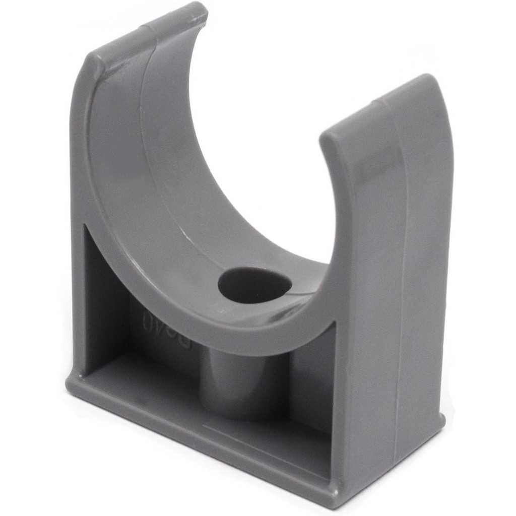 U-Shaped PVC Pipe Clamps 30Pcs Water Plastics Pipe Clamps Hose Hanger ...