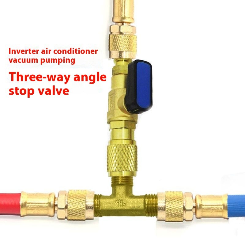 Inverter Air Conditioner Vacuum Three-Way Control Valve Refrigeration ...
