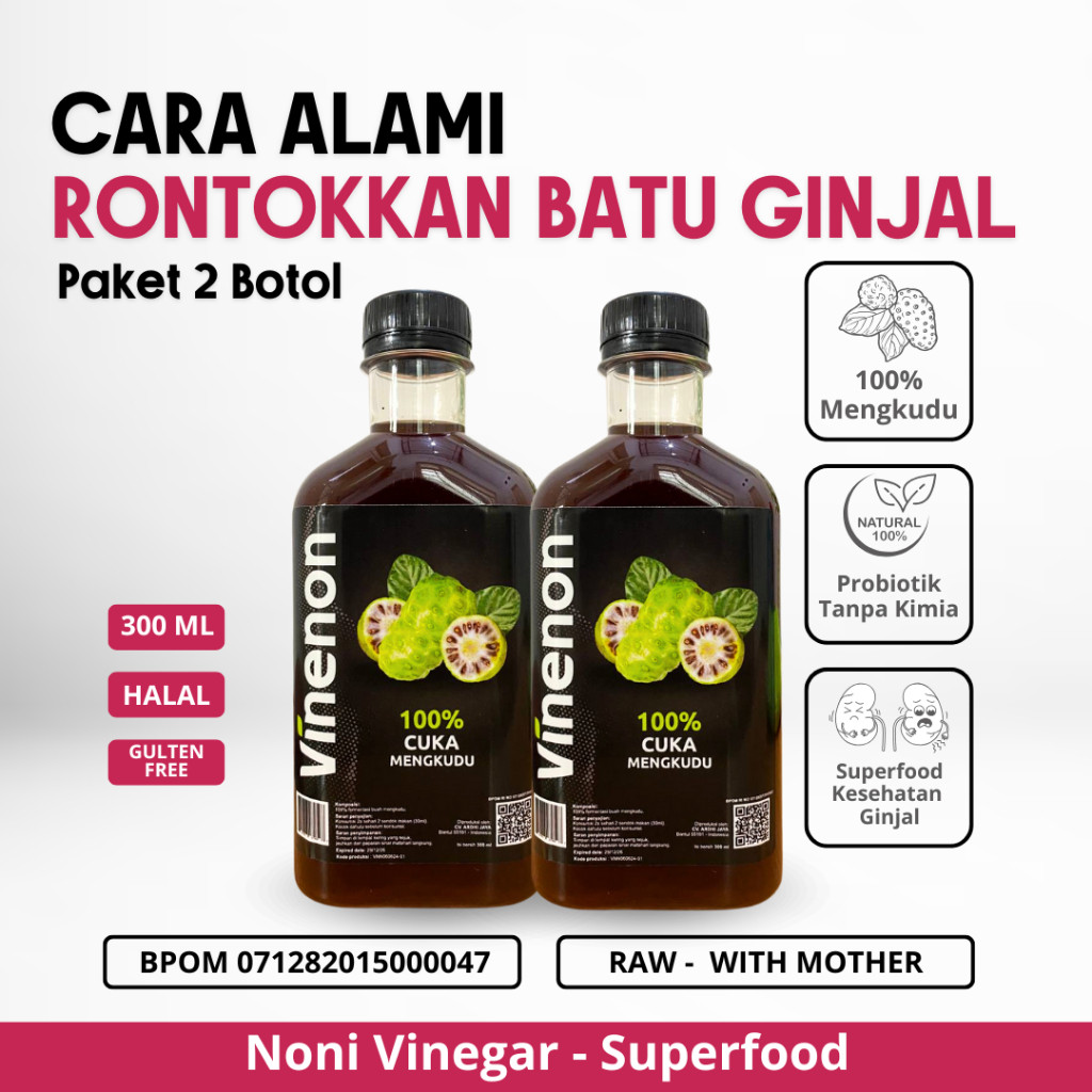 VINENON - Natural Noni Vinegar - 2 Bottle Pack - Effective for ...