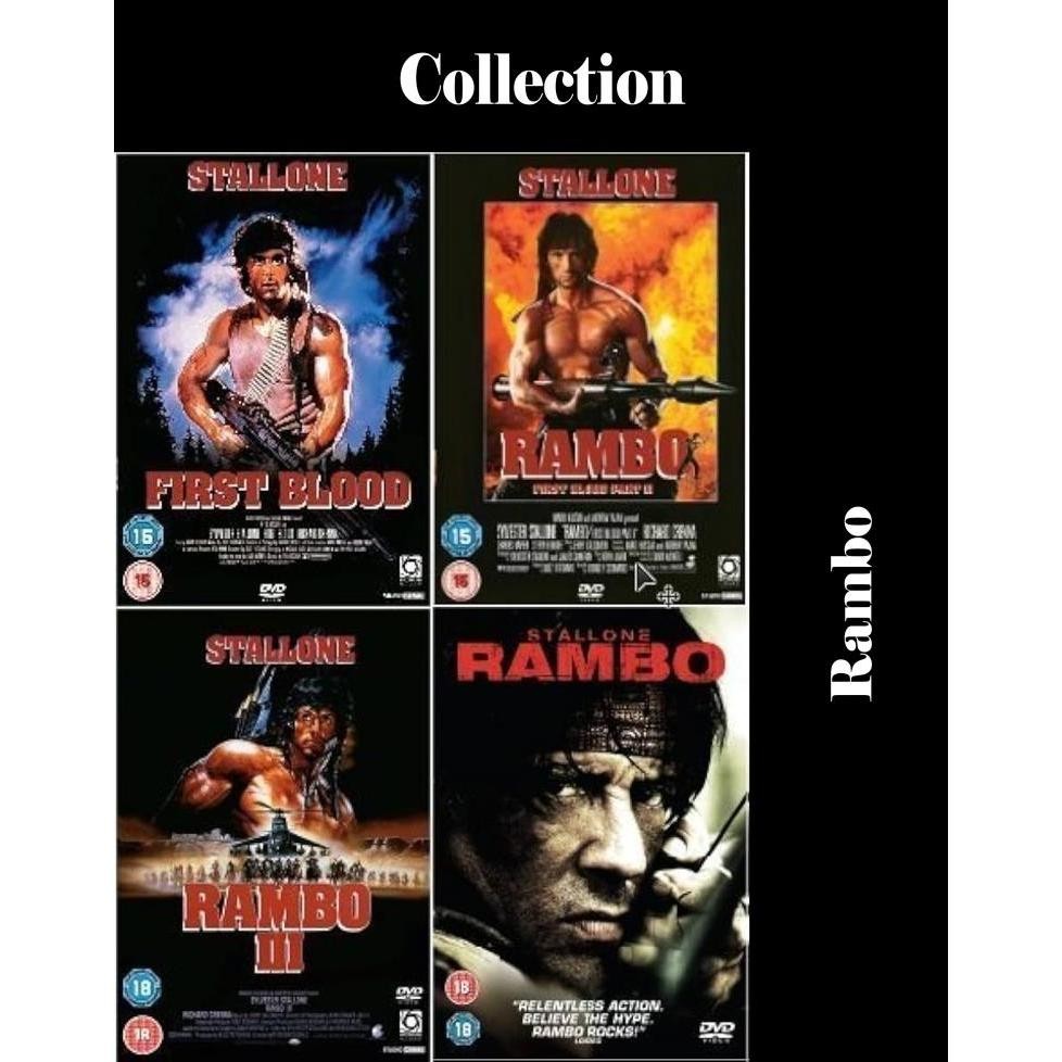 DVD - Rambo Collection (1982 - 2019) | Shopee Philippines