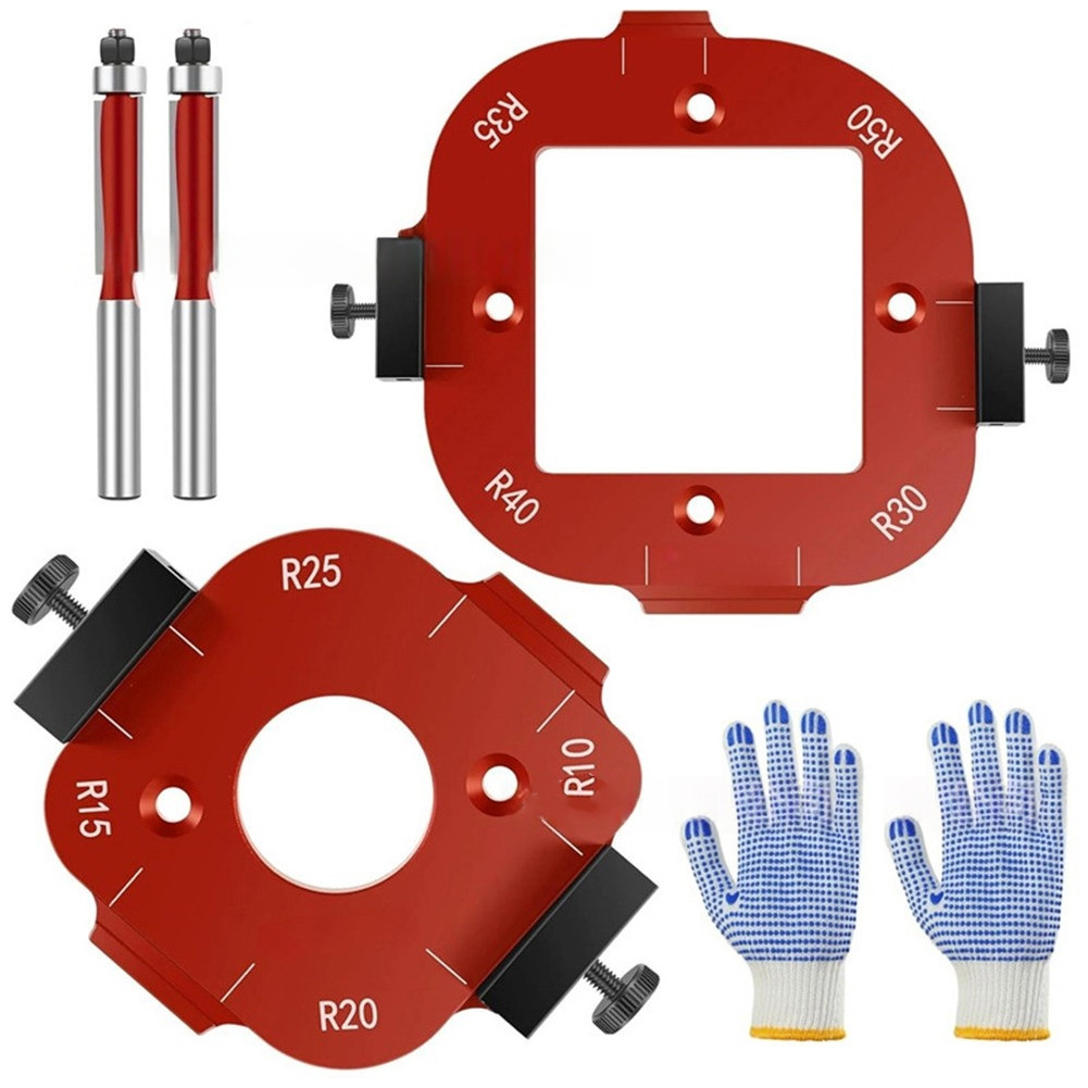 Aluminum Alloy Templates 8 Different Corner Types Accurate Cuts DIY ...