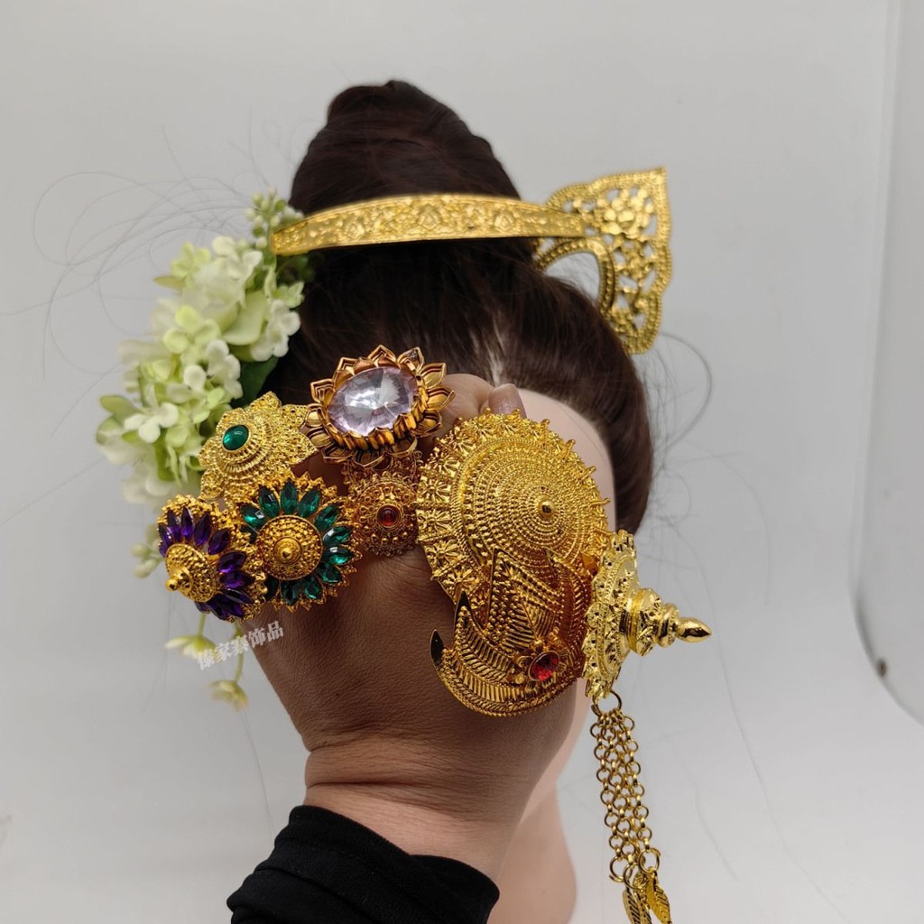 Southeast Asian Traditional Headdress Vietnam Cambodia Myanmar Laos ...