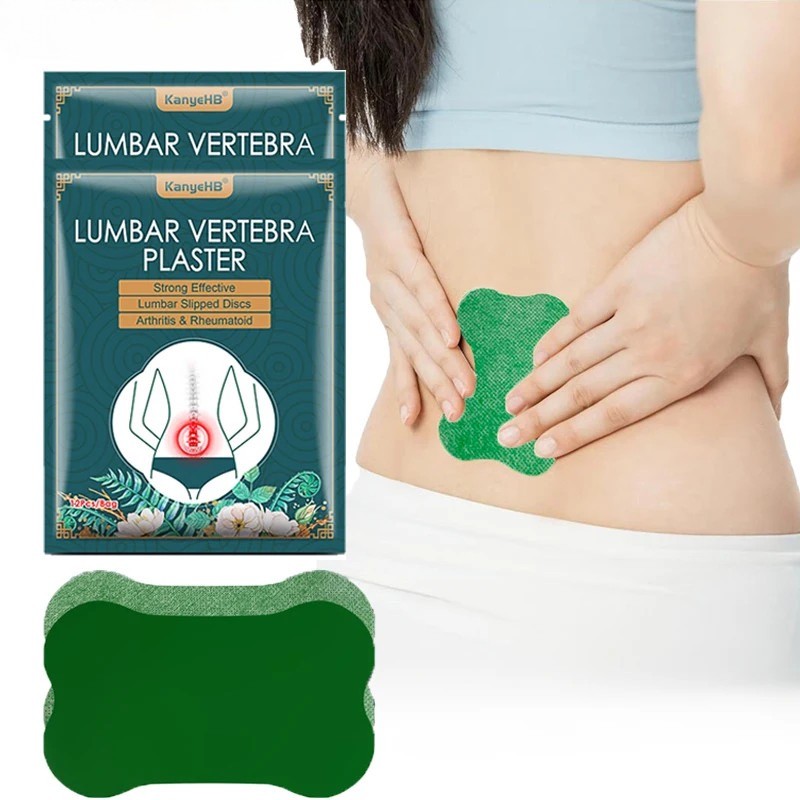 Lumbar Spine Sticker Relax Muscle Lumbar Wormwood Back Patches | Shopee ...