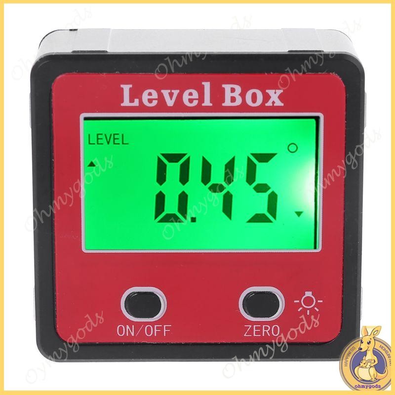 OMG* Digital Inclinometer Spirit Level Protractor Angle Gauge Meter ...
