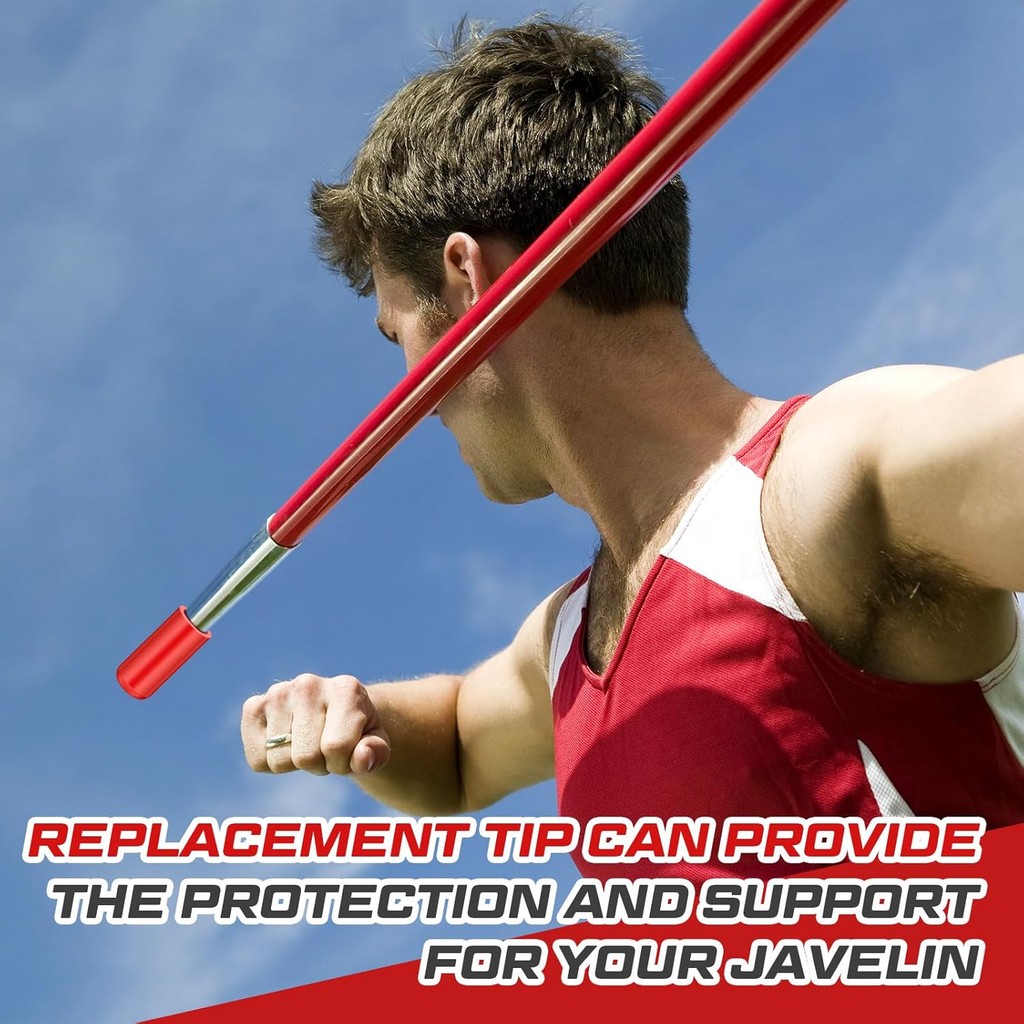 2 Pcs Replacement Javelin Rubber Tip Track and Field Training Throws ...
