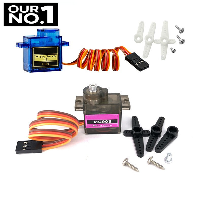 Classic servos 9g SG90 MG90S For RC Planes Fixed wing Aircraft model ...