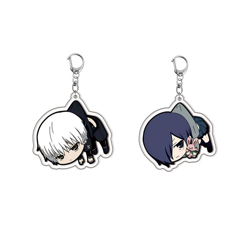 Tokyo Ghoul Tsukiyama Anime Acrylic Double-Sided Keychain | Shopee ...
