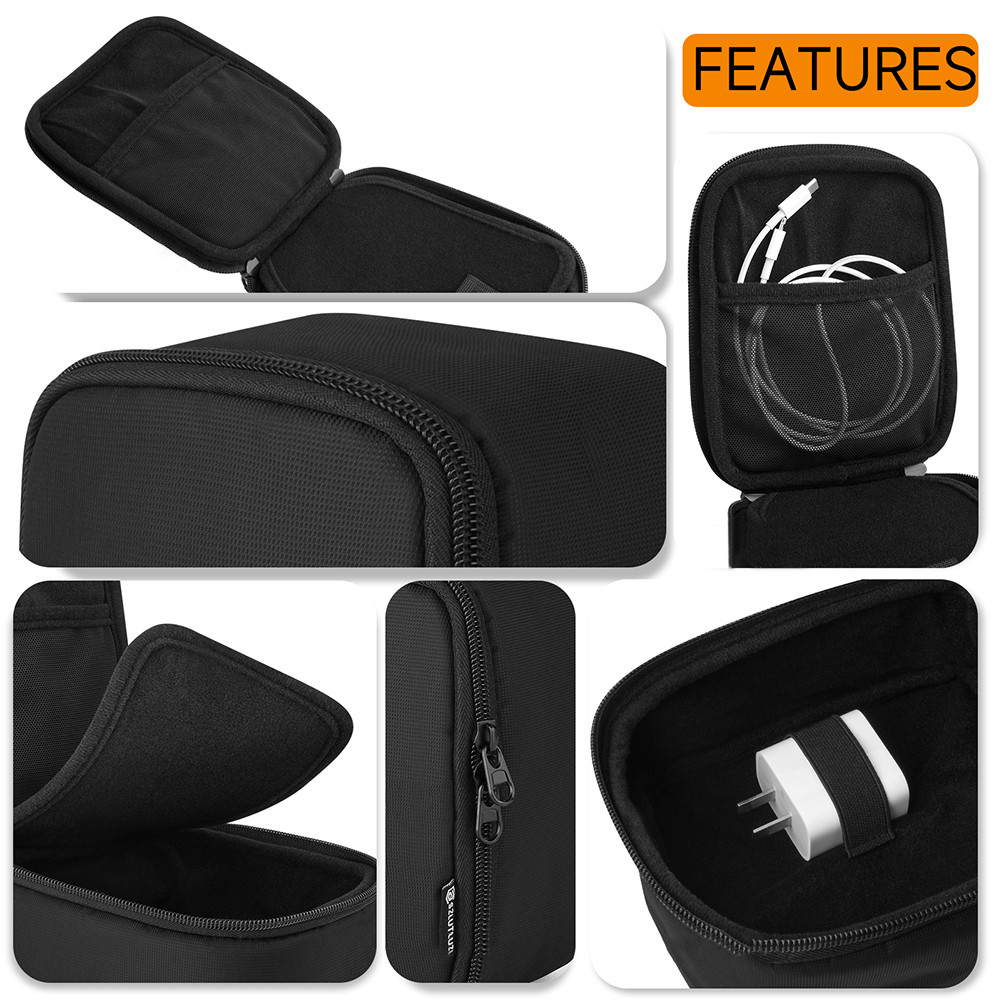 Wireless Charger Storage Bag Pouch Bag Travel Wireless Charger Case for ...