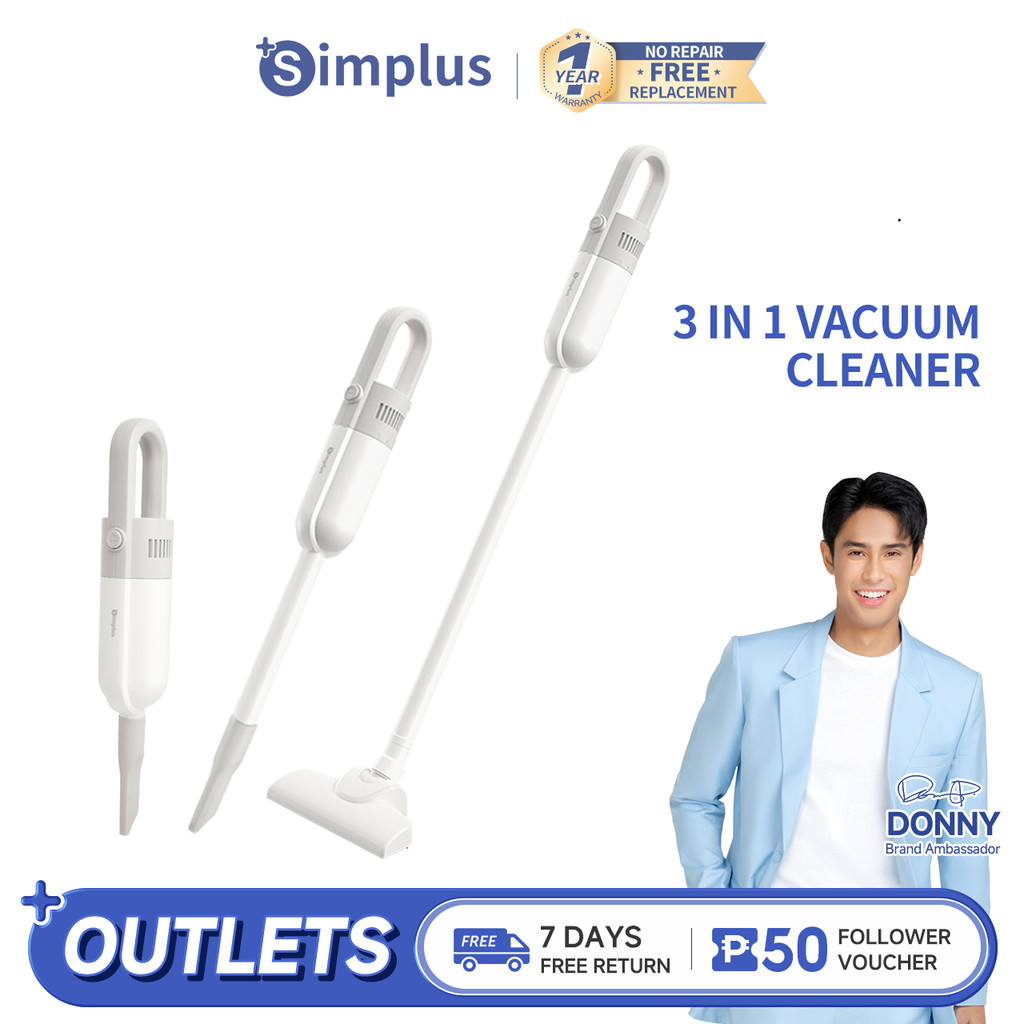 Simplus Handheld Vacuum Cleaner With 15000pa Strong Suction | Shopee ...