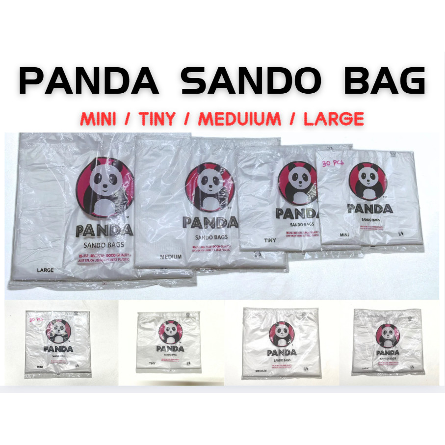 Panda Sando Multi-Size Plastic Bags - Tiny, Mini, and Medium for ...