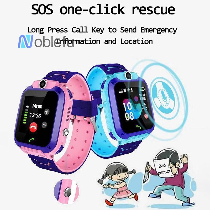 [Noblefu] Q12 Children's Smart Watch SOS Watch Waterproof IP67 Kids ...