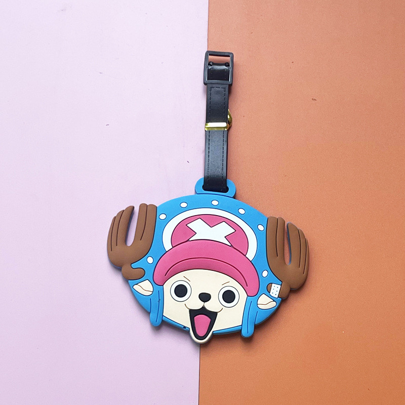 ZW5J Cartoon Luggage Tag Pikachu Naruto Nami Chopper Luffy Astro Boy Mu ...