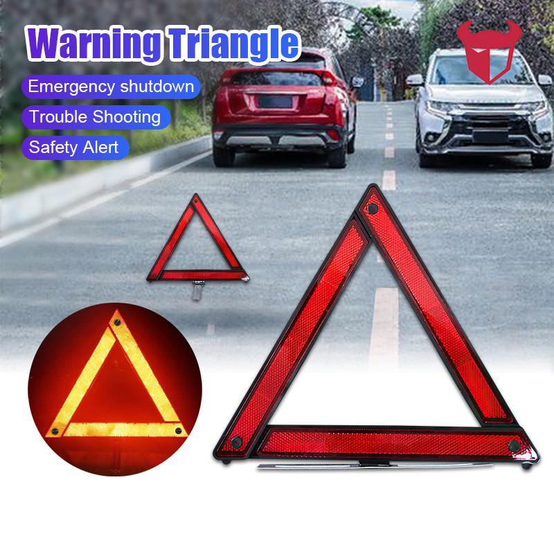 Early Warning Device Parking Tripod Warning Triangle Reflectorized ...