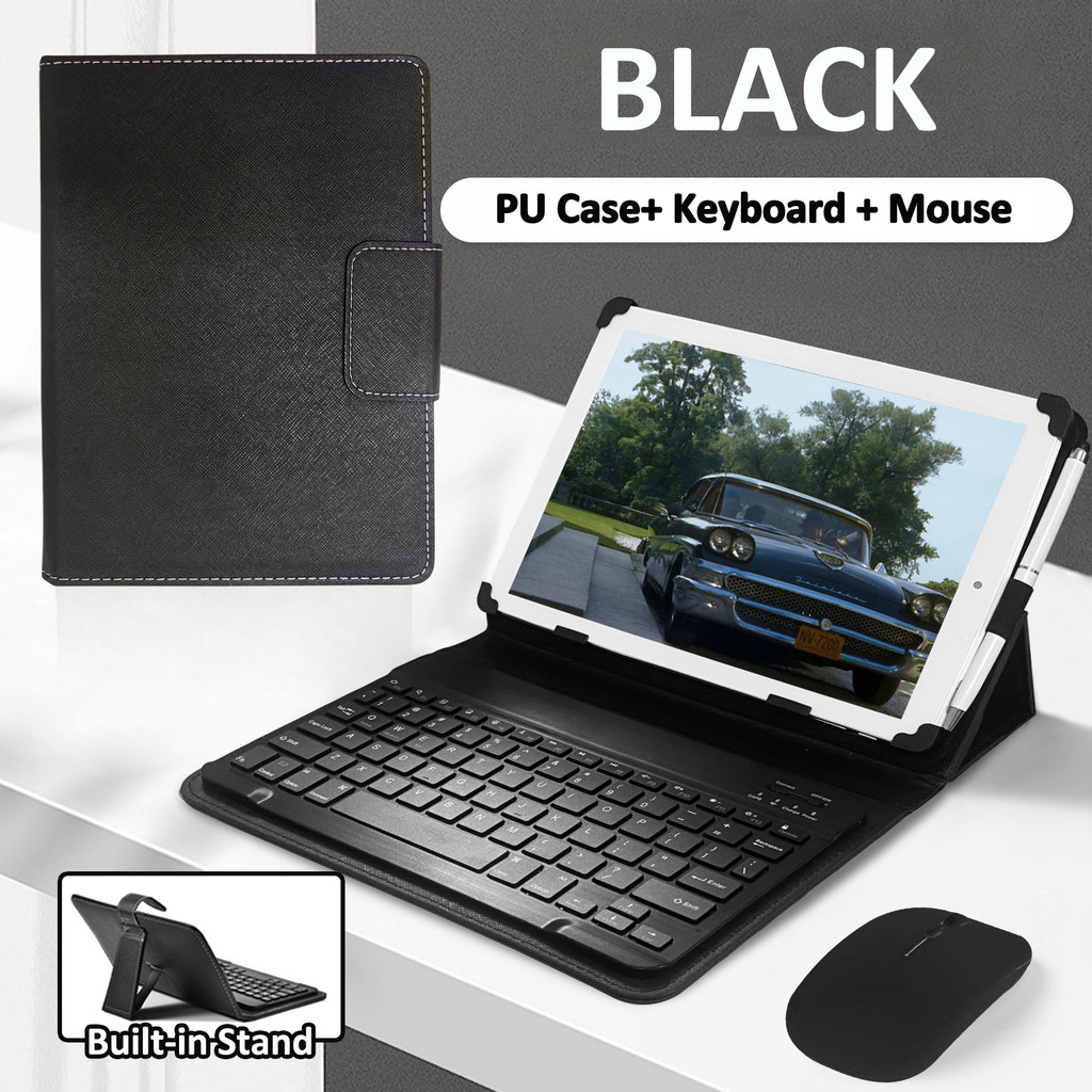 Universal 8-11" Tablet Keyboard Case with Detachable BT Keyboard ...