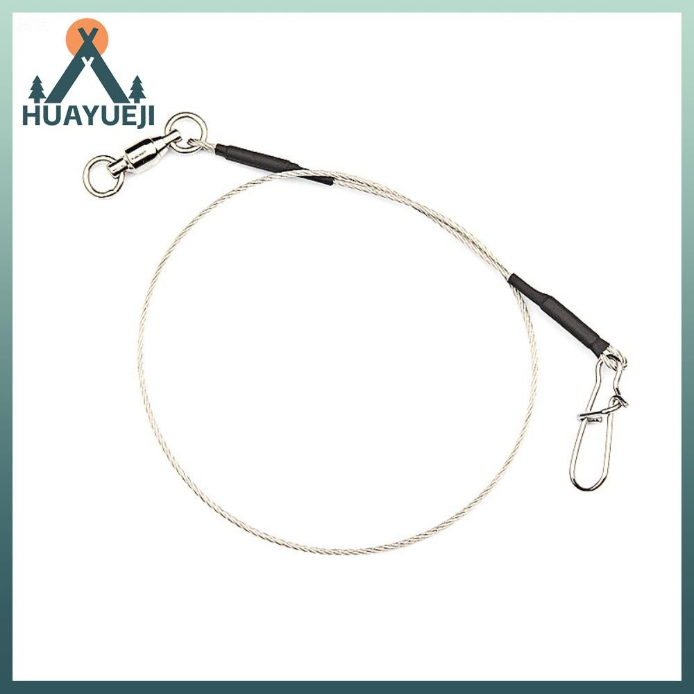 HUAYUEJI Fishing Lead Line, 49 strands Fish Hook Anti-bite Thread Rope ...