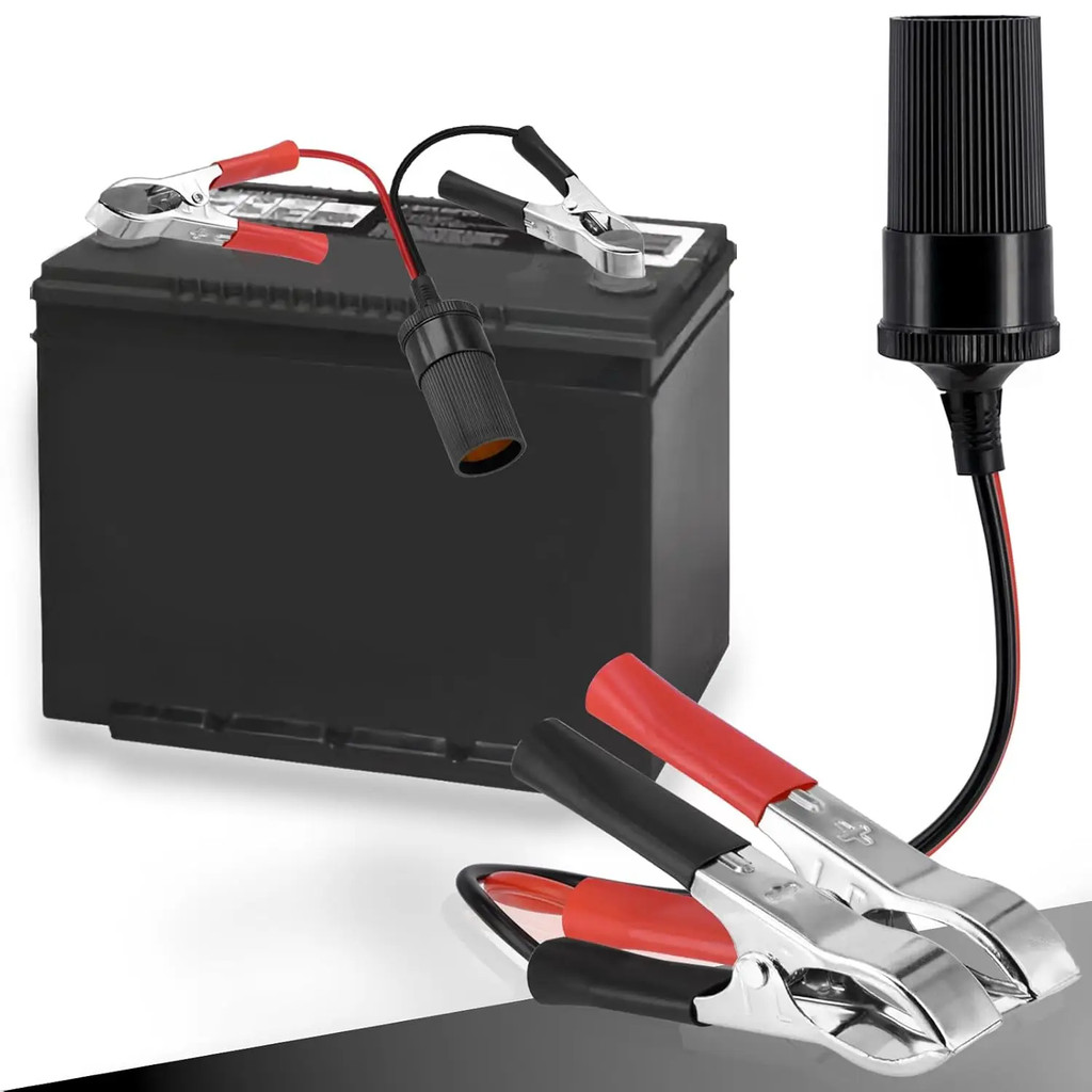 Car Battery Terminal Clip-on Emergency Socket Car Battery Jumper ...