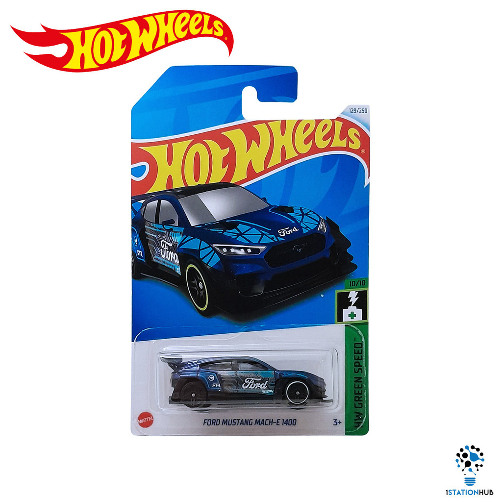 Hot Wheels HW GREEN SPEED Ford Mustang Mach-E 1400 Hotwheels Treasure ...