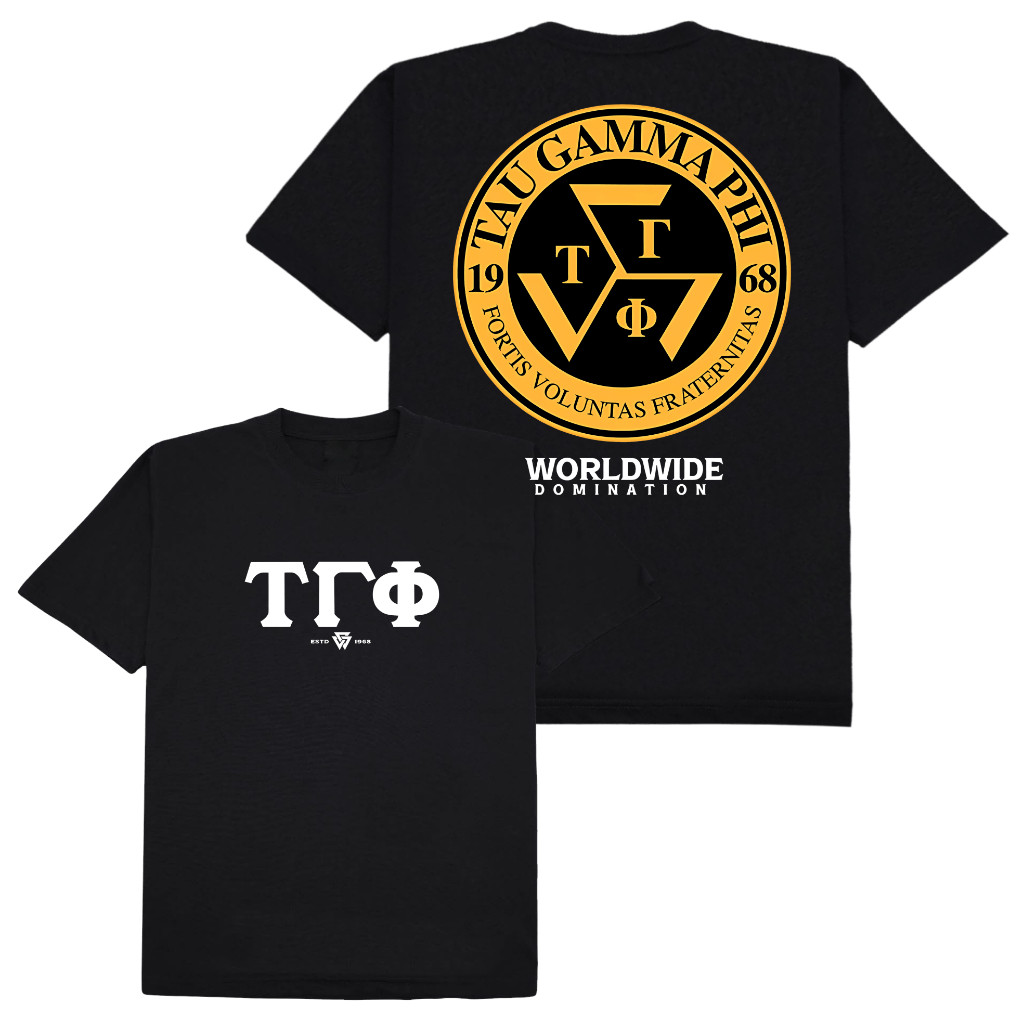 TAU GAMMA PHI Triskelion TRISKELION 1968 T-shirt 901019 for men casual ...