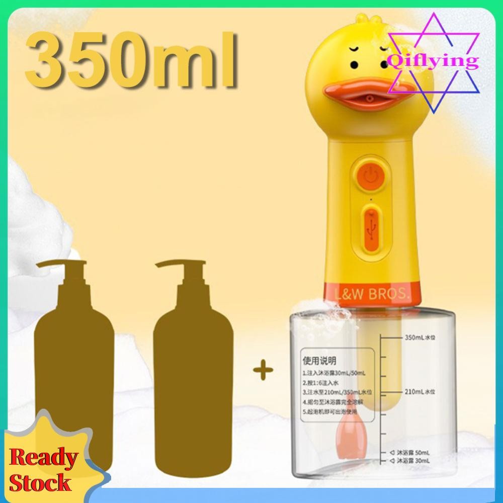 Cute Duck Pet Cleaning Bathing Electric Foam Machine IPX7 Waterproof ...