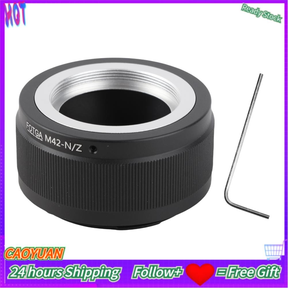 caoyuanstore-ph Manual Lens Mount Adapter Ring Aluminum Alloy for M42 ...