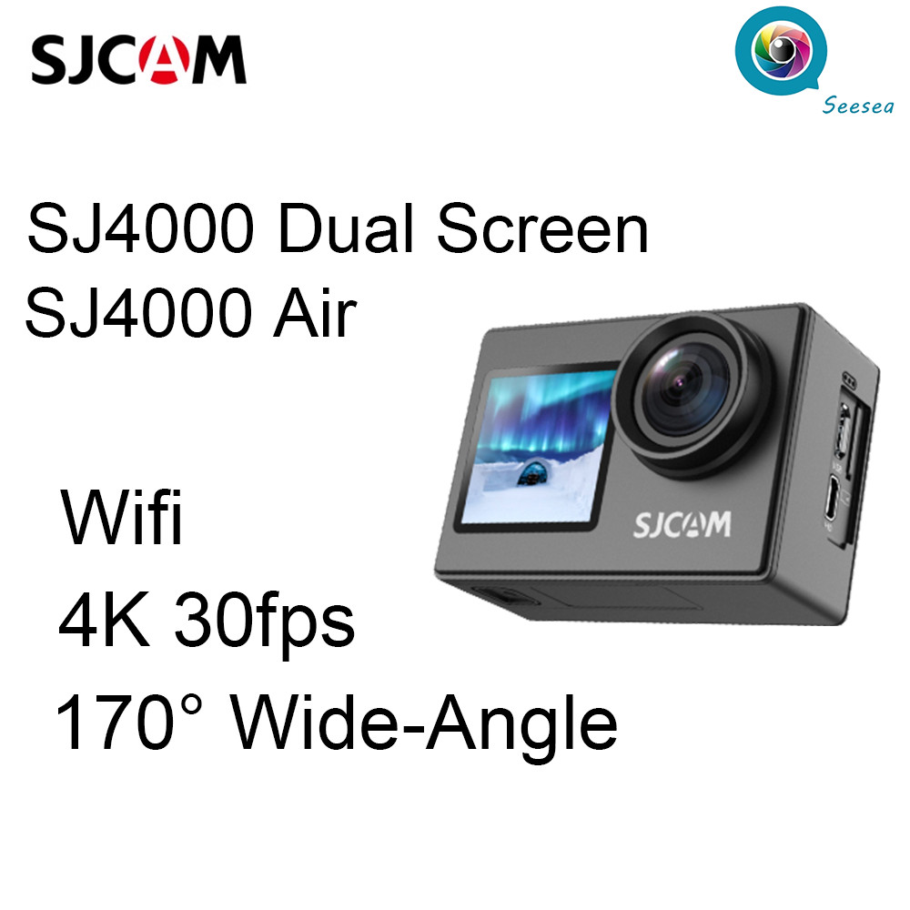 SJCAM SJ4000 Action Camera Dual Screen SJ4000 Air 4K Ultra HD ...