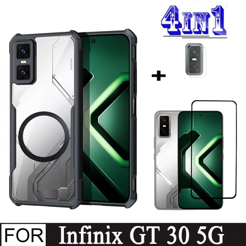 4In1 Infinix GT 30 5G With Magnetic Wireless Charging Sticker ...