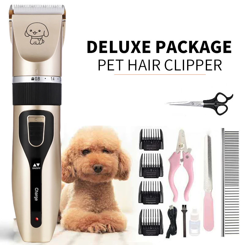 Razor for Dogs Pet Hair Trimmer Clippers Grooming Cat Puppy Charging ...