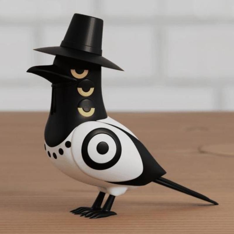 XOITR Kpop ‌De MonHunters Derpy Sussie Three Eyed Bird Statue 3D ...