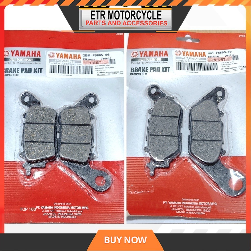 Yamaha NMAX Brake Pads Front & Rear – V1/V2 Disc Pad Set for Scooter ...