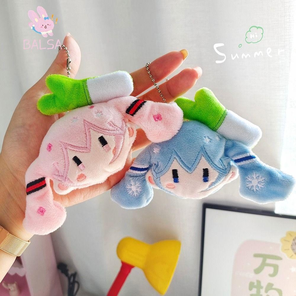 BALSA Miku Plush Keychain, Cartoon Stuffed Hatsune Miku Plush Doll ...