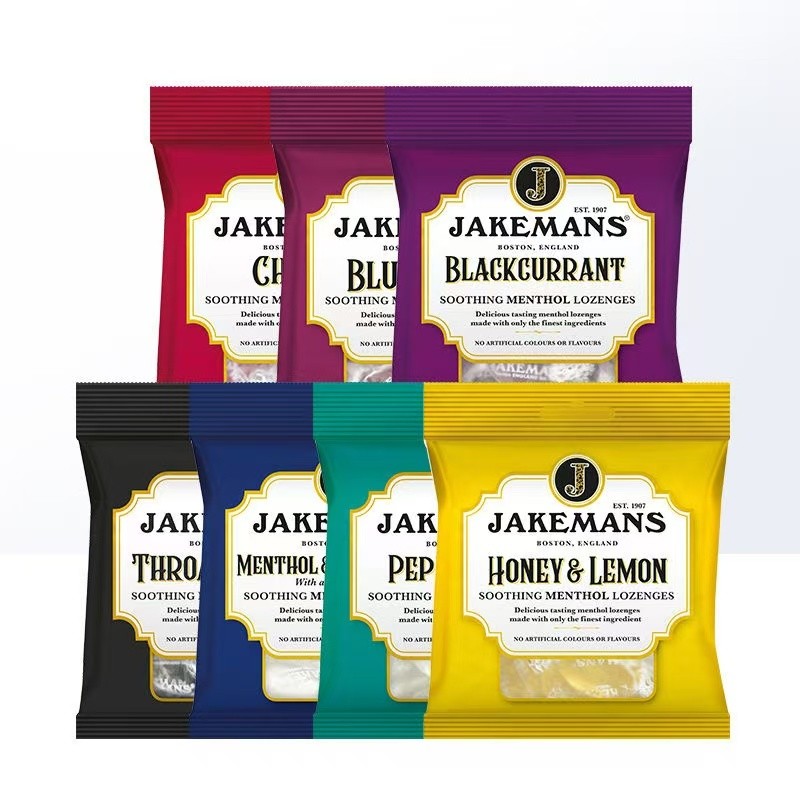 Jakemans UK Imported Instant Delicious Throat Lozenges Mint Candy Cool ...