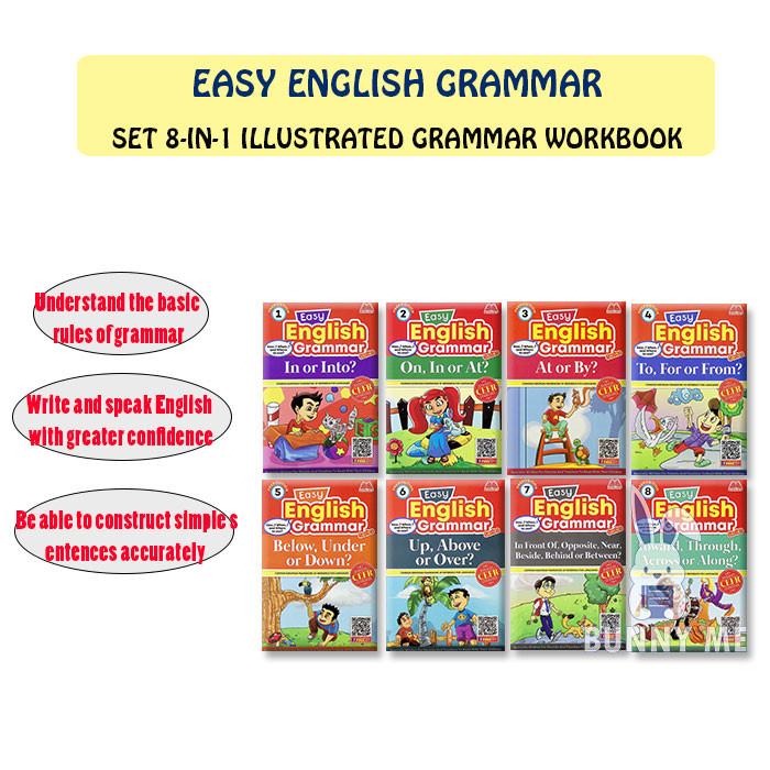 [BUNNY] Scholar's Publication: Easy English Grammar Series Set 8-in-1 ...